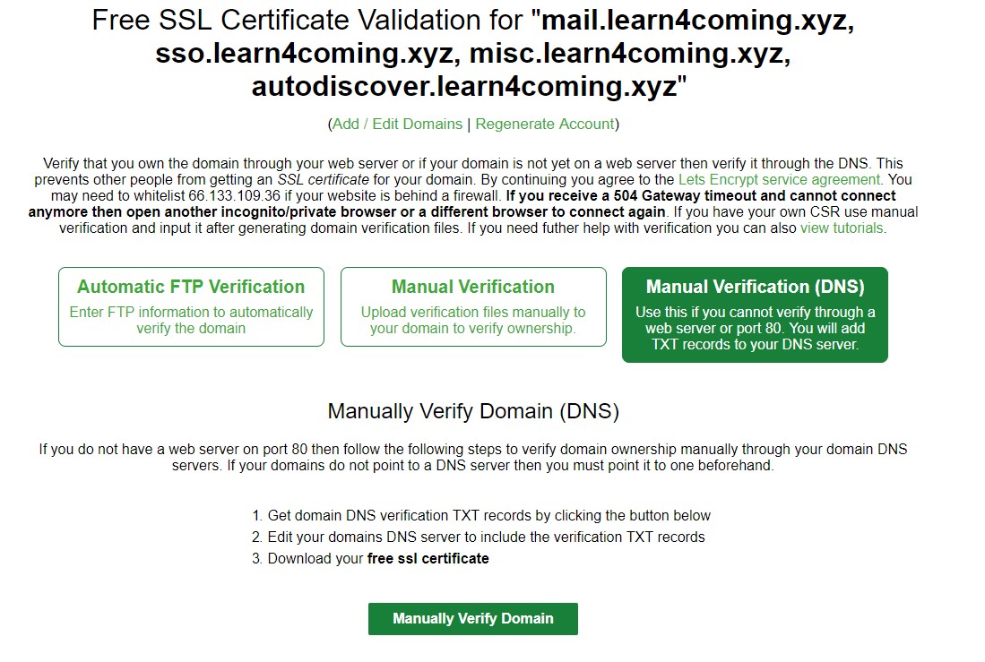 1 verification page – Learn Tech Future