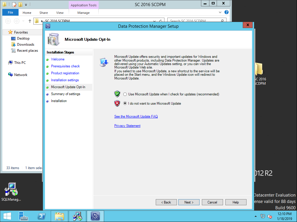 Microsoft DPM 2016 Installation in LAB – Learn Tech Future