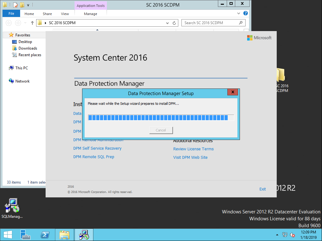 Microsoft DPM 2016 Installation in LAB – Learn Tech Future