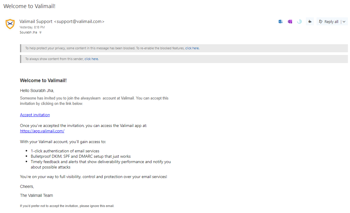 Free dmarc Monitoring Office 365 via valimail – Learn Tech Future