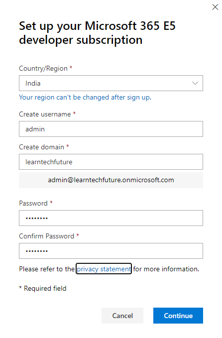 Microsoft Developer Account – Learn Tech Future