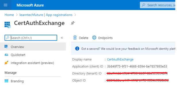 Connect Exchange Online v2 via Certificate Auth for Automation – Learn ...