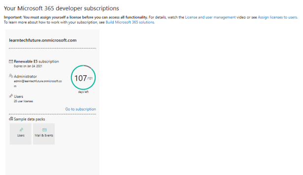 Microsoft Developer Account – Learn Tech Future