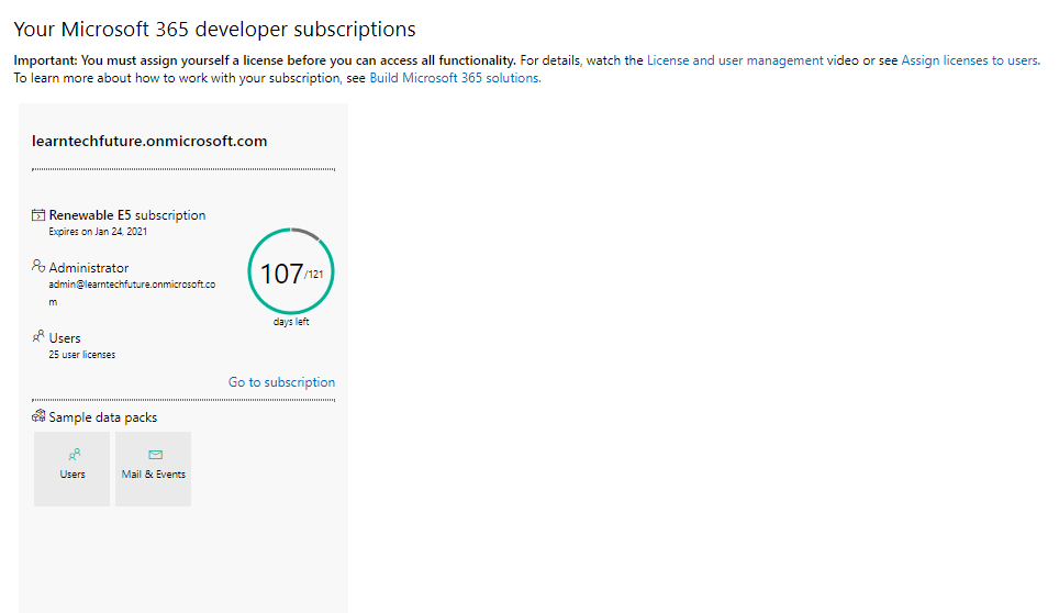 Microsoft Developer Account – Learn Tech Future