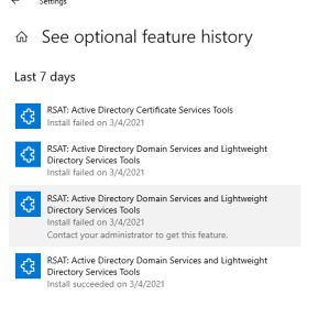 RSAT Installation Failing on Windows 10 1909 – Learn Tech Future